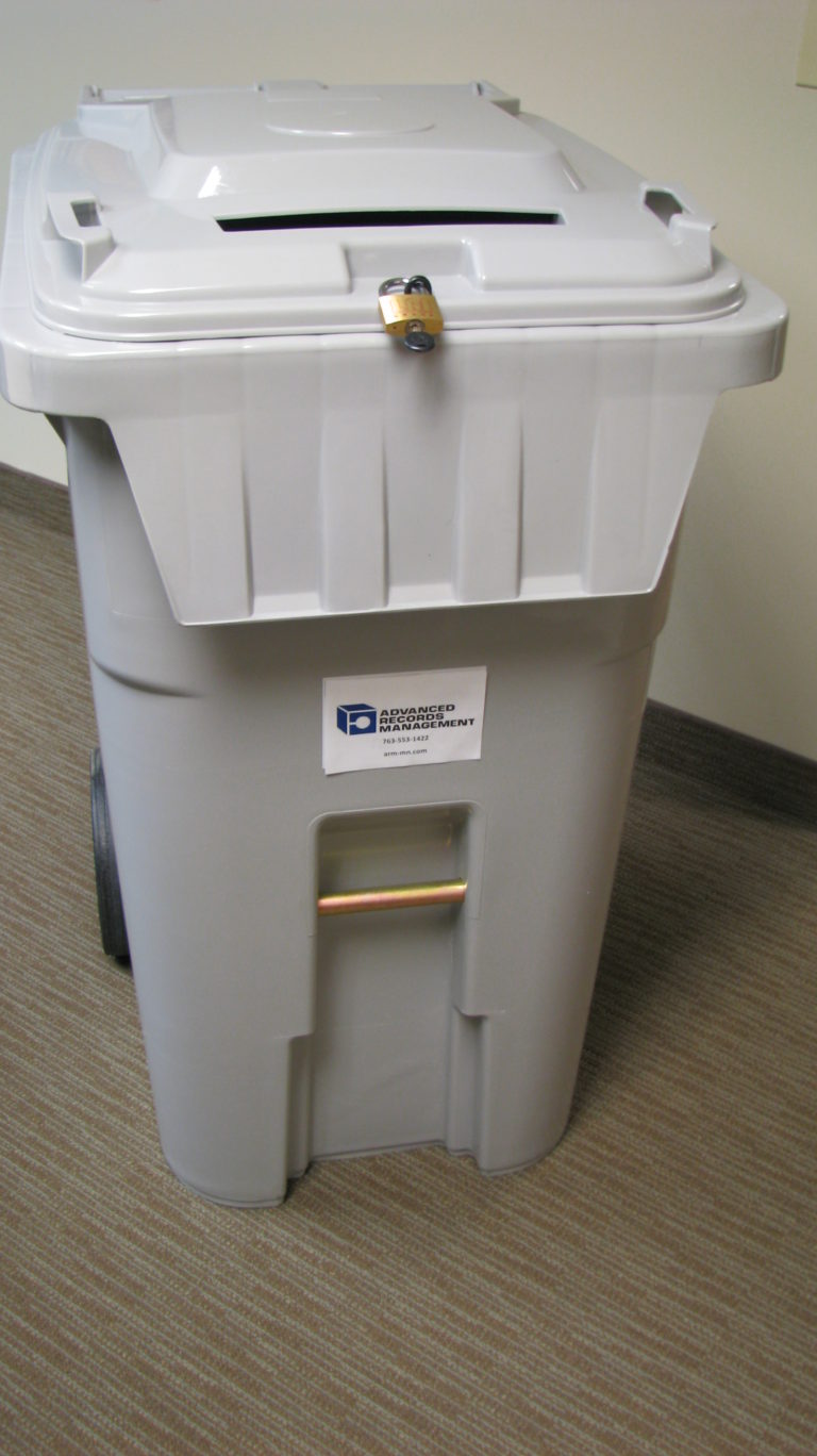 Shred Bins & Containers at ARM in Minneapolis–Saint Paul